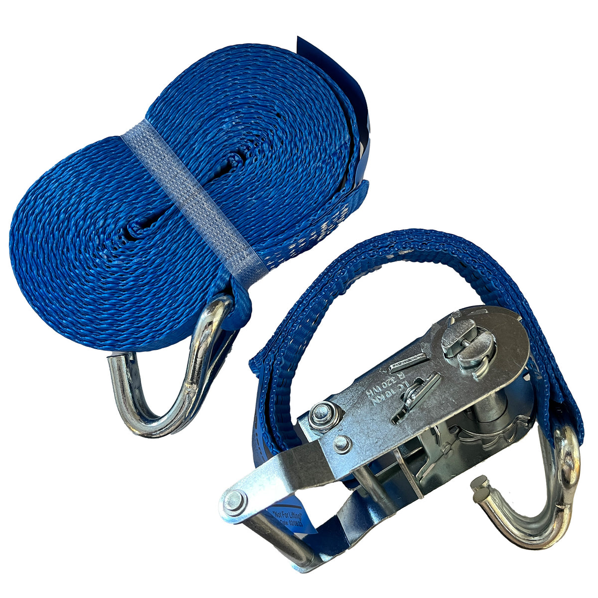 Ratchet Strap / Load Strap with Claws - 35mm / 6m - 1000kg lashing cap ...